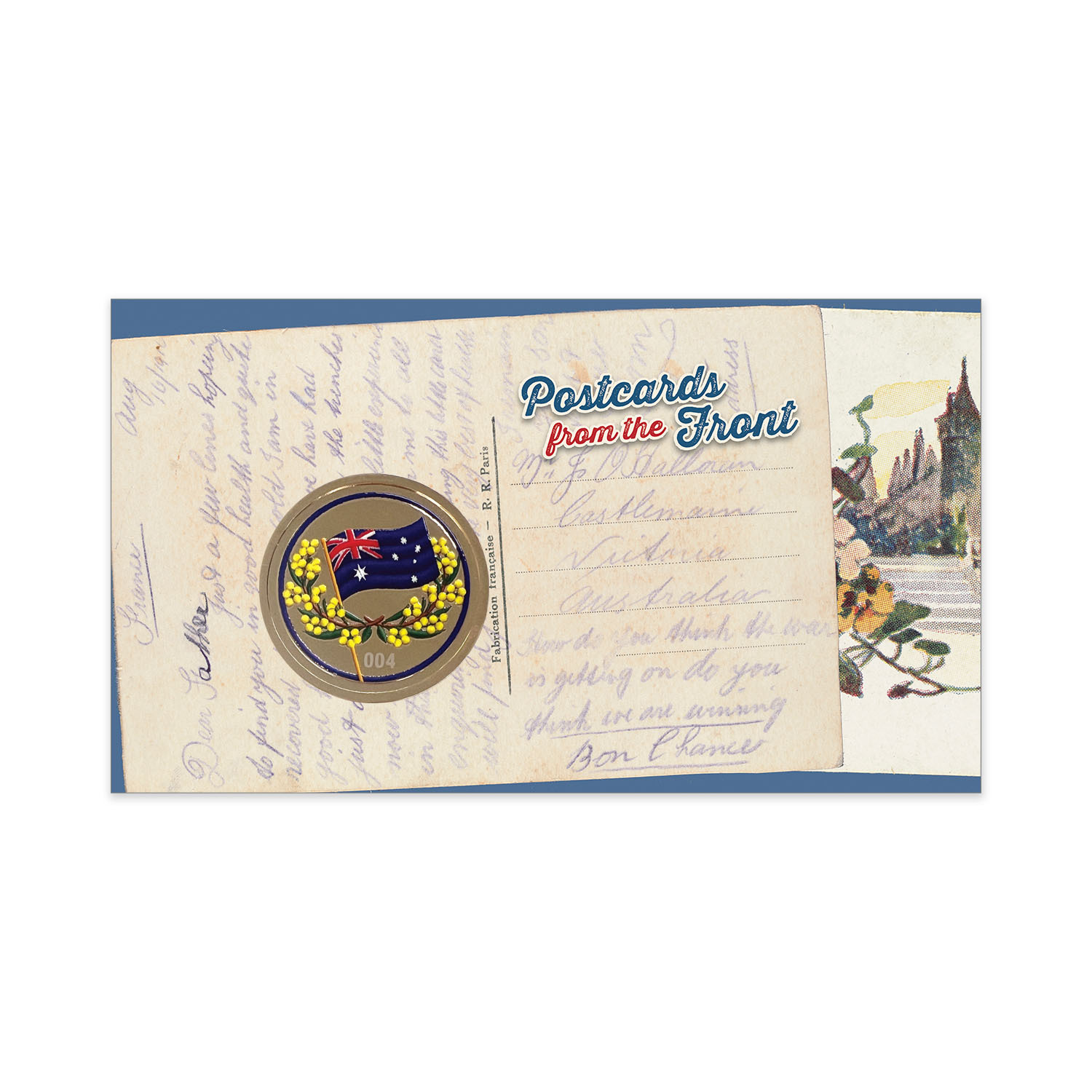 Postcards from the Front Limited Edition Medallion Cover - Impressions