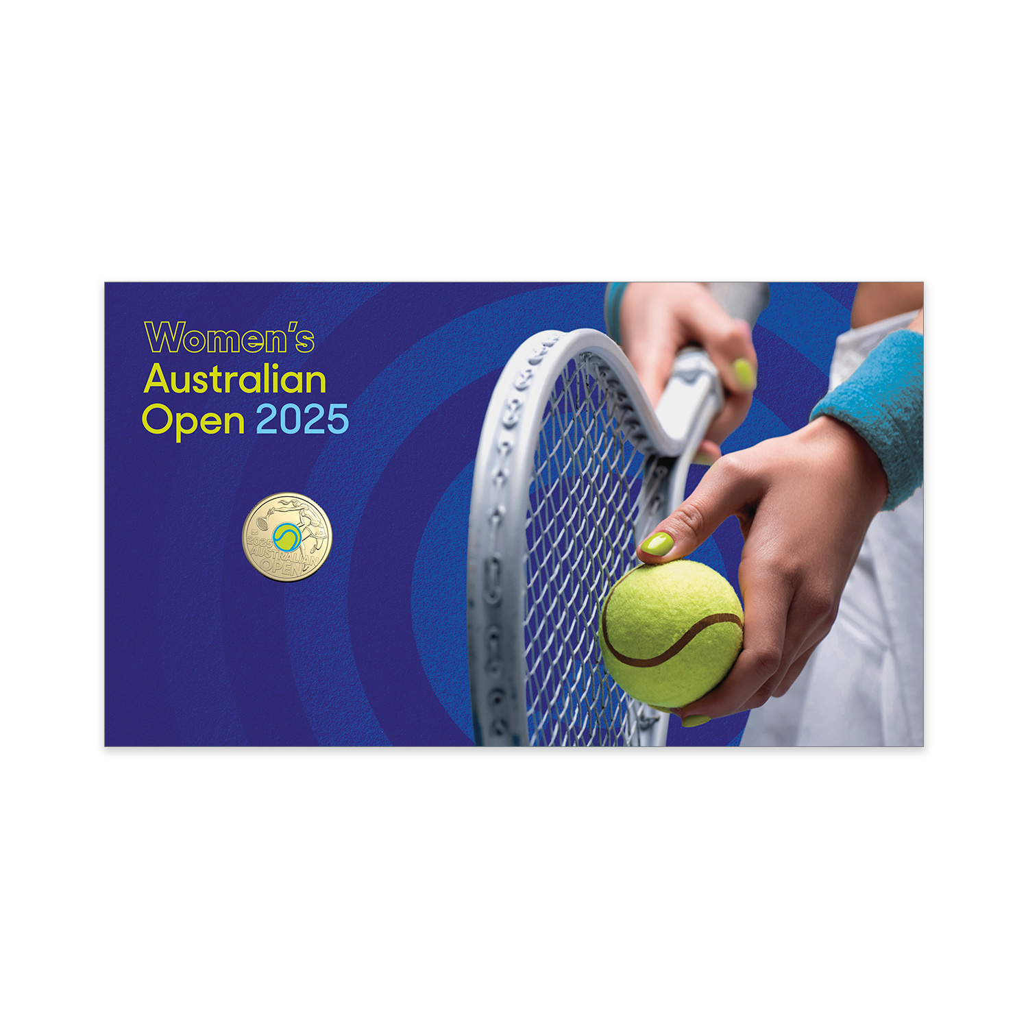 2025 Australian Open Women's Limited Edition Postal Numismatic Cover ...