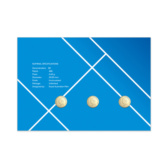 2025 Australian Open Women's Three Coin Limited Edition Postal ...