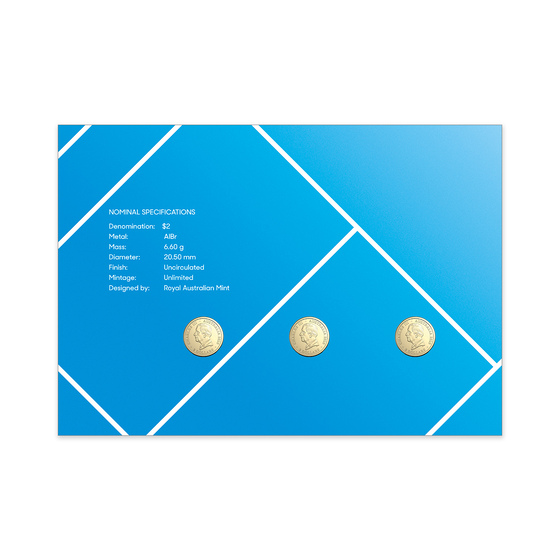 2025 Australian Open Men's Three Coin Limited Edition Postal Numismatic ...