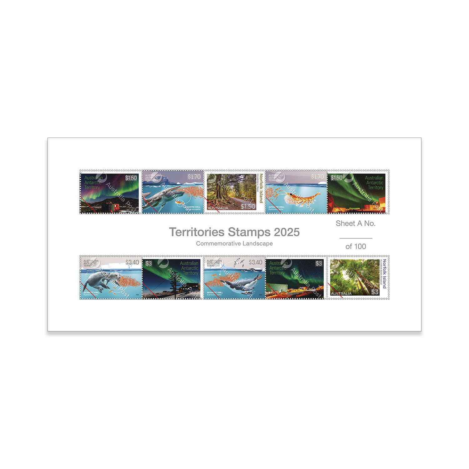2025 Australian Territories Multisheet Collection - Impressions
