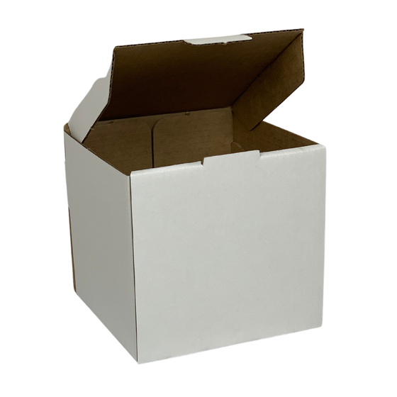 Custom Mailing Box BX18 (180 x 180 x 180mm) – White - Custom packaging