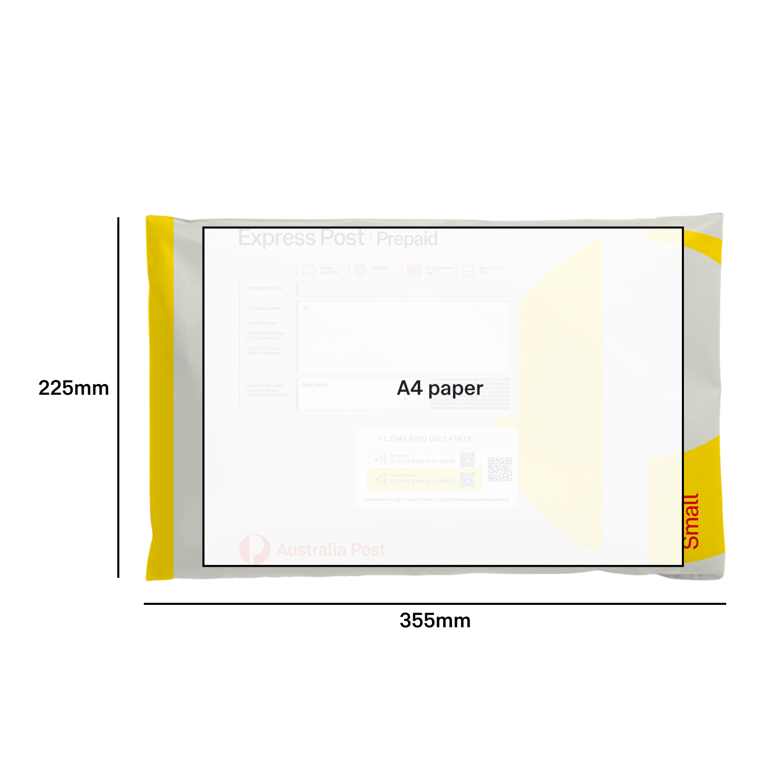 Express Post Prepaid Satchel Small – 10 Pack - Express Post